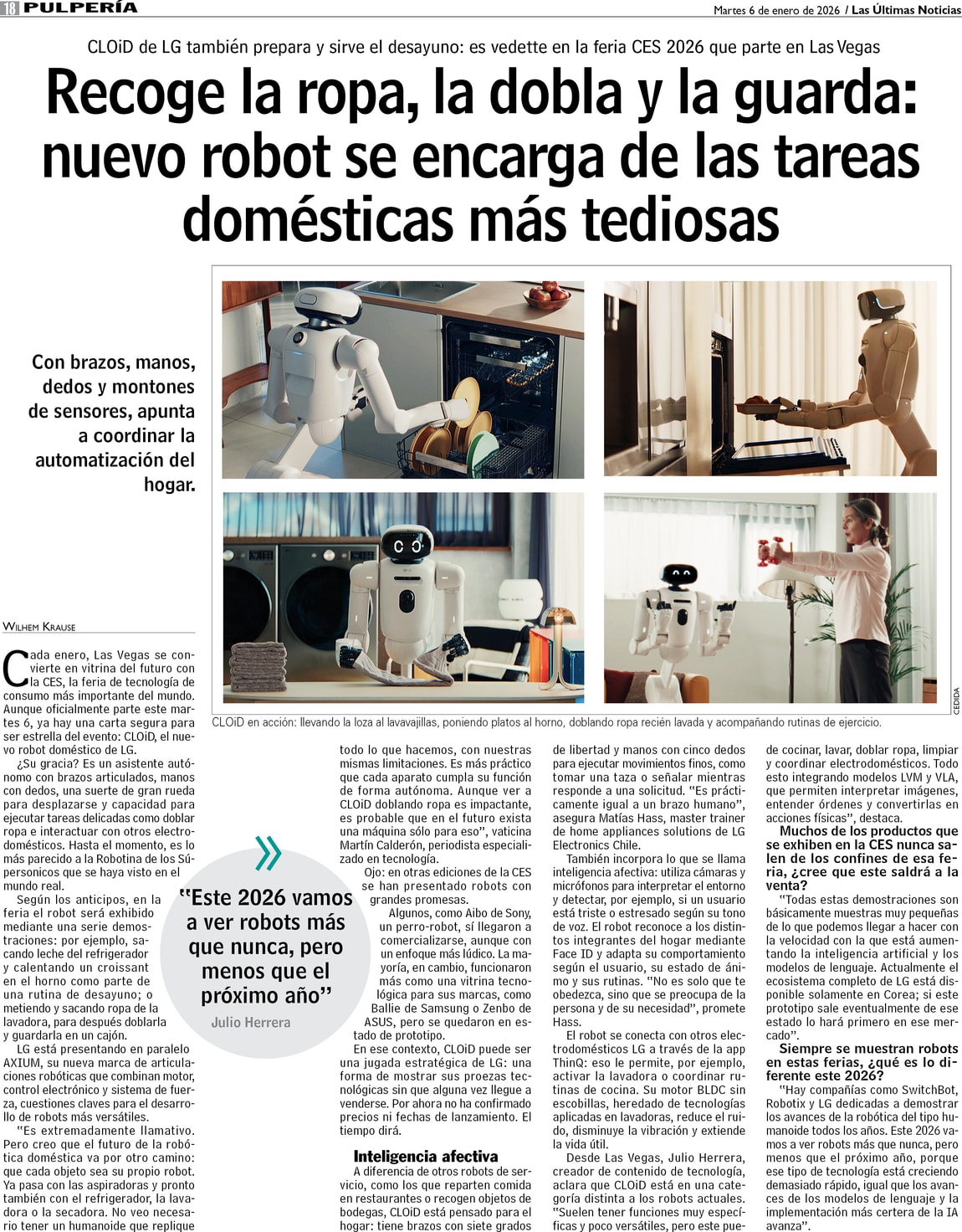 Recoge la ropa la dobla y la guarda: nuevo robot se encarga de las ...