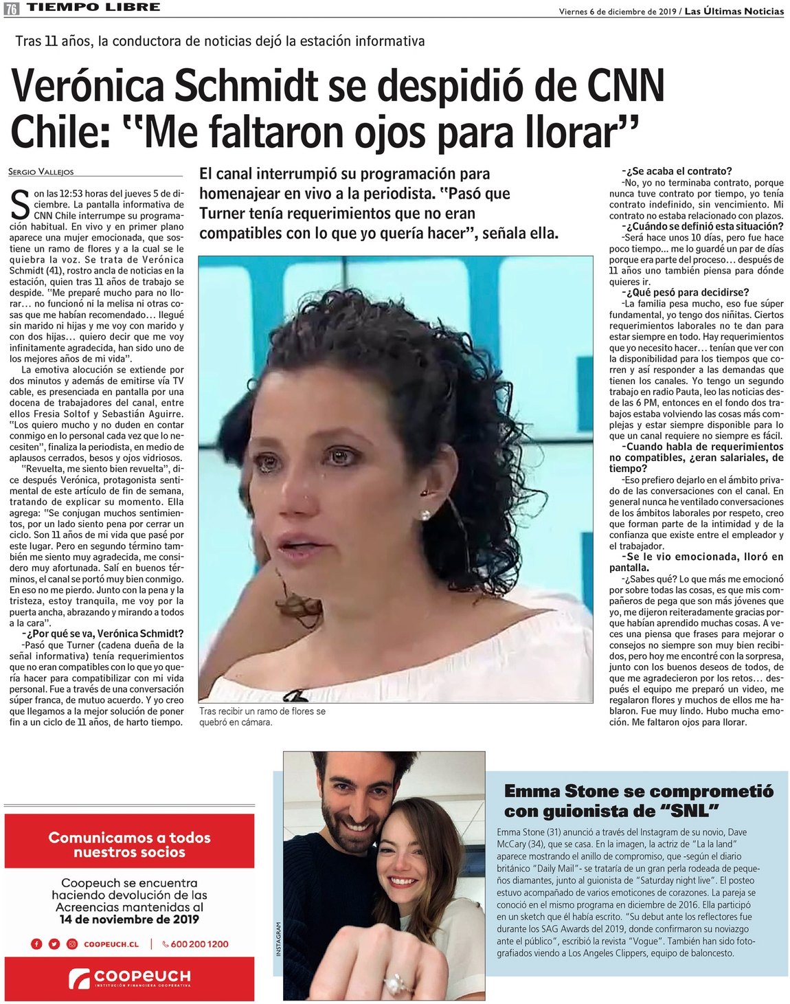 Verónica Schmidt se despidió de CNN Chile: "Me faltaron ojos para ...