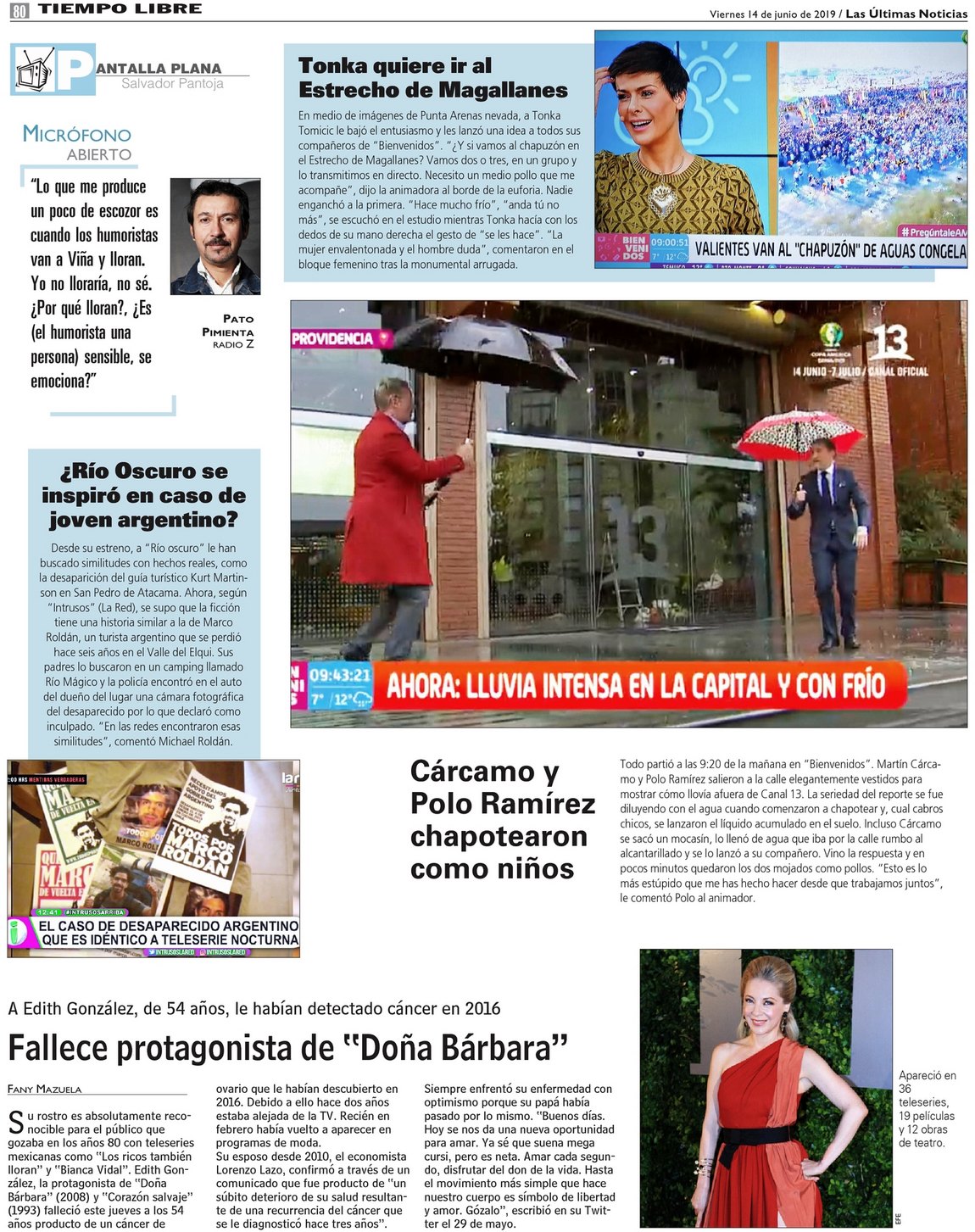 Fallece protagonista de "Doña Bárbara" - www.lun.com