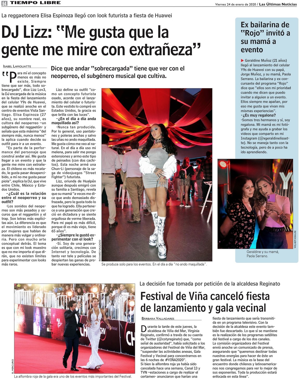 DJ Lizz: "Me gusta que la gente me mire con extrañeza" - www.lun.com