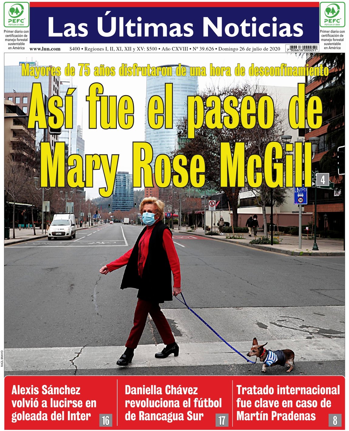 Así fue el paseo de Mary Rose McGill - www.lun.com