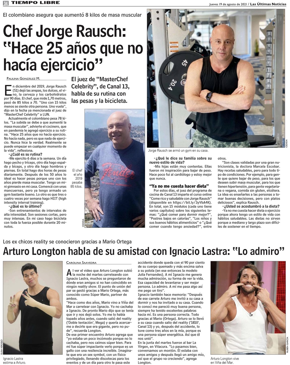 Arturo Longton habla de su amistad con Ignacio Lastra: "Lo admiro ...