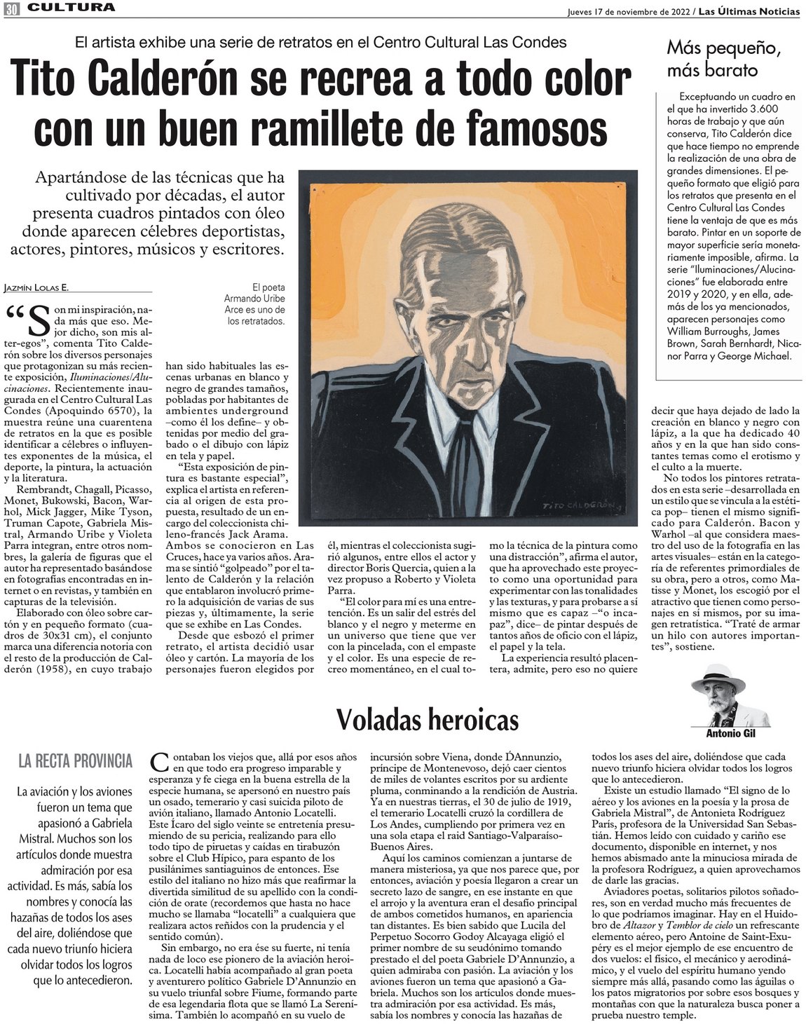 Tito Calderón se recrea a todo color con un buen ramillete de famosos ...