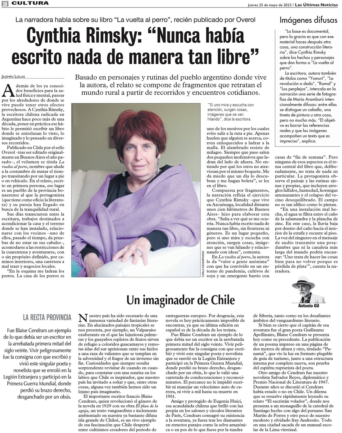 Cynthia Rimsky: "Nunca había escrito nada de manera tan libre" - www ...