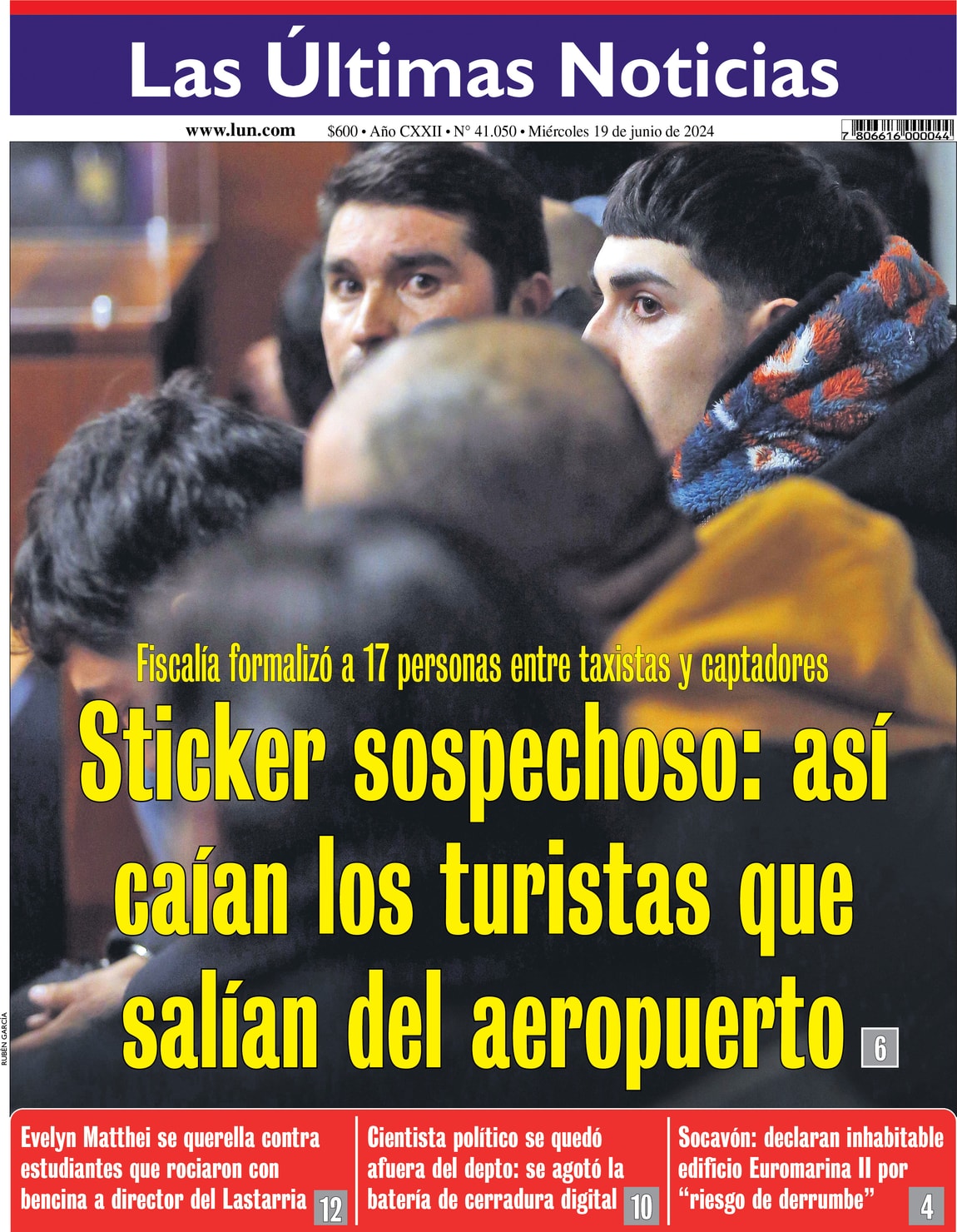 Sticker sospechoso: así caían los turistas que salían del aeropuerto ...