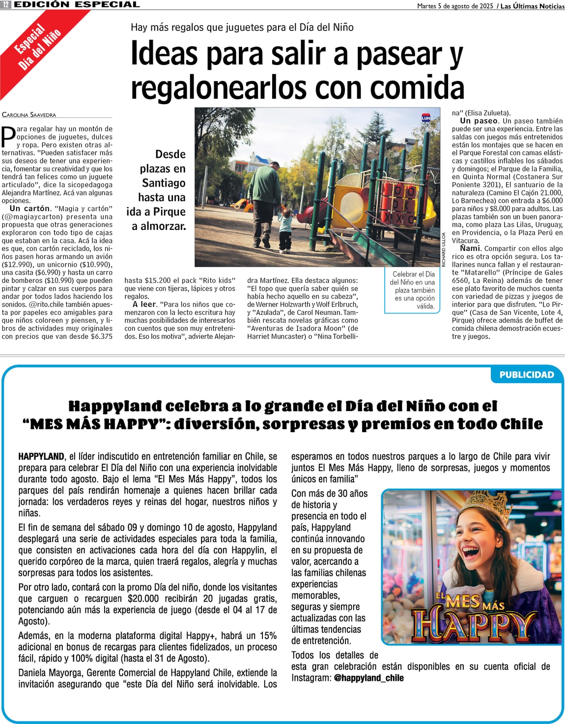 Ideas para salir a pasear y regalonearlos con comida - www.lun.com