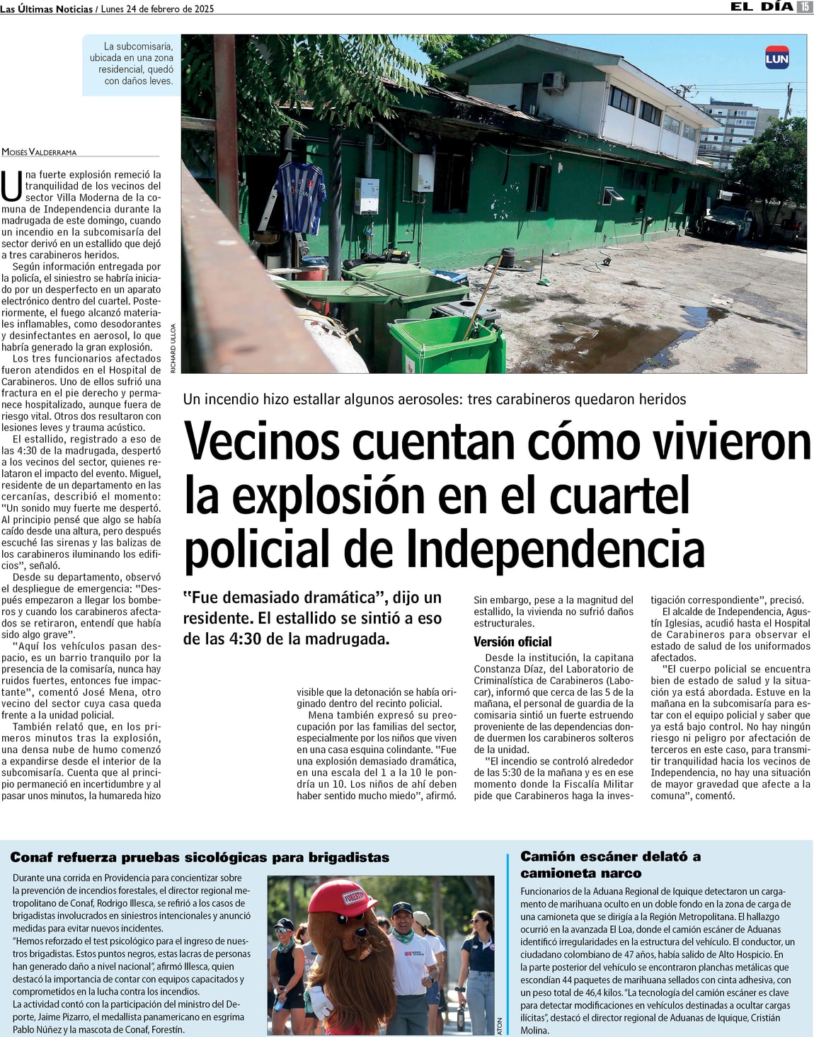 Camión escáner delató a camioneta narco - www.lun.com
