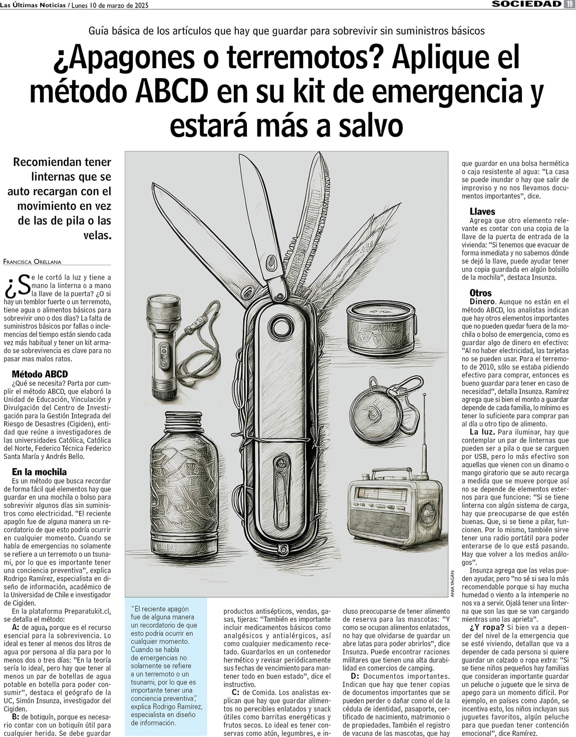 ¿Apagones o terremotos? Aplique el método ABCD en su kit de emergencia ...