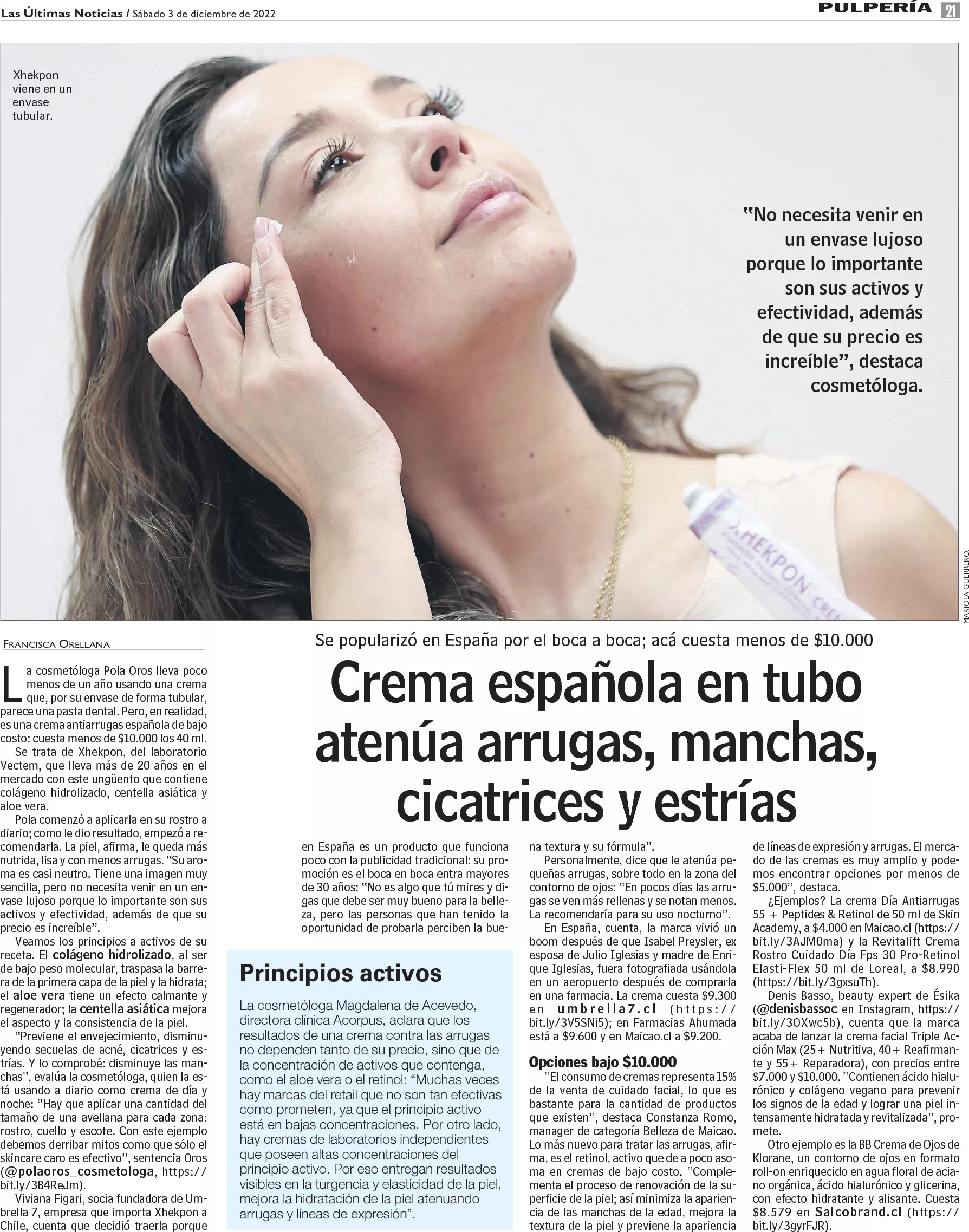 Crema española en tubo atenúa arrugas manchas cicatrices y estrías ...