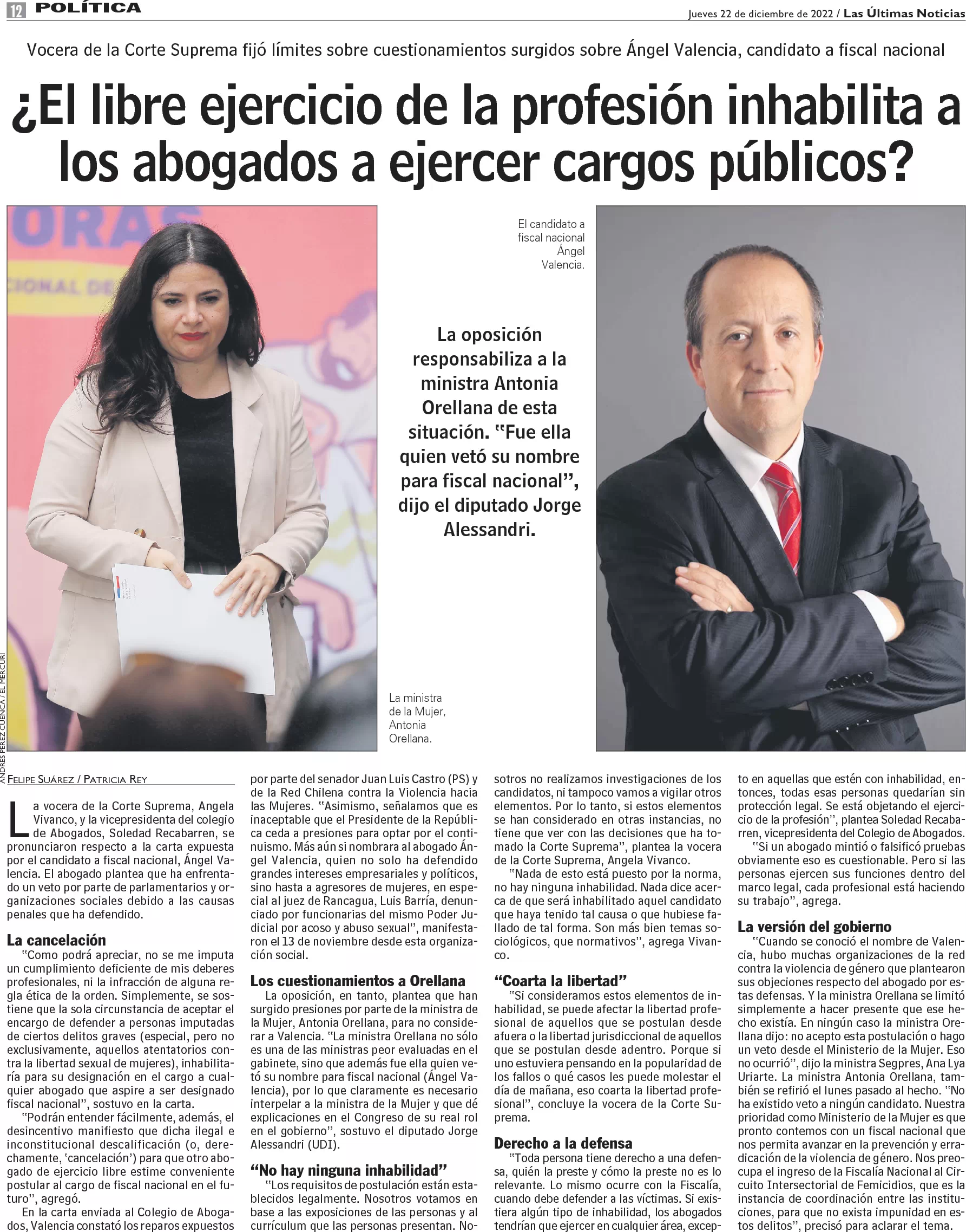 ¿El libre ejercicio de la profesión inhabilita a los abogados a ejercer cargos públicos? - www ...