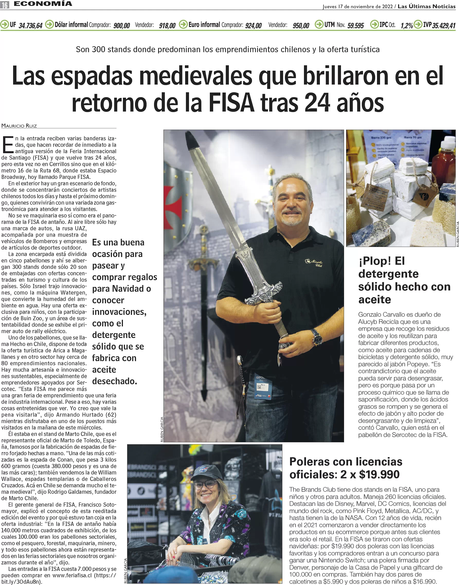 Las espadas medievales que brillaron en el retorno de la FISA tras 24 ...