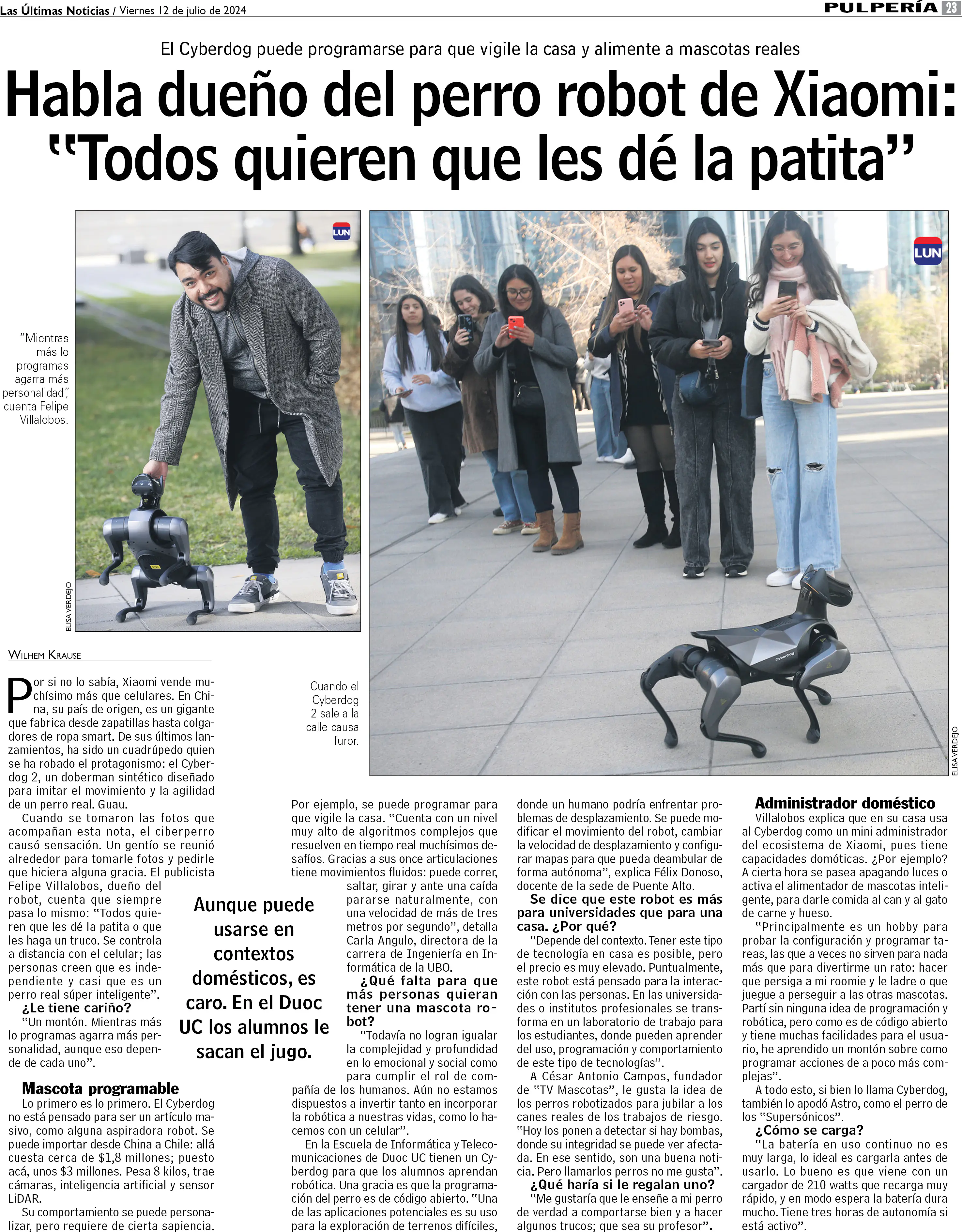 Habla dueño del perro robot de Xiaomi: "Todos quieren que les dé la ...